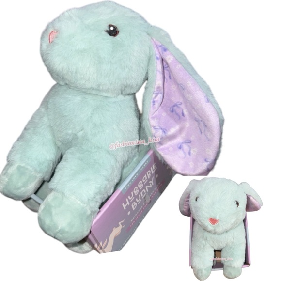 huggable bunny | Other | Huggable Bunny Mint Green Plush Bunny With ...